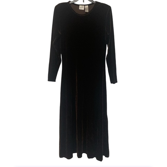 Jacqueline Ferrar | Dresses | Vintage Jacqueline Ferrar Velvet Ls Maxi ...